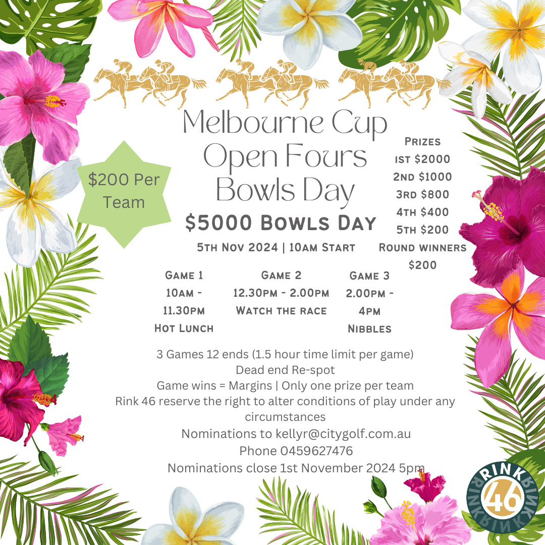 Bowls | Rink 46 ━ Beers, Bistro, Bowls & Big Screens