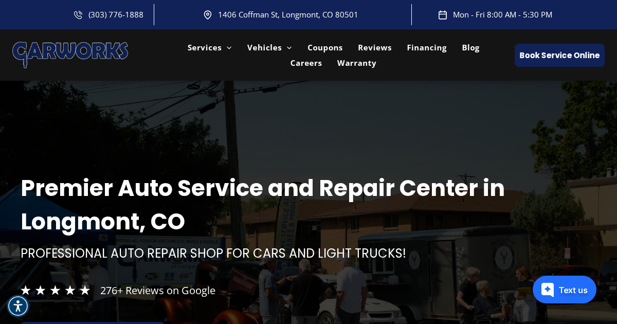 About Us | Carworks – Trusted Auto Repair in Longmont