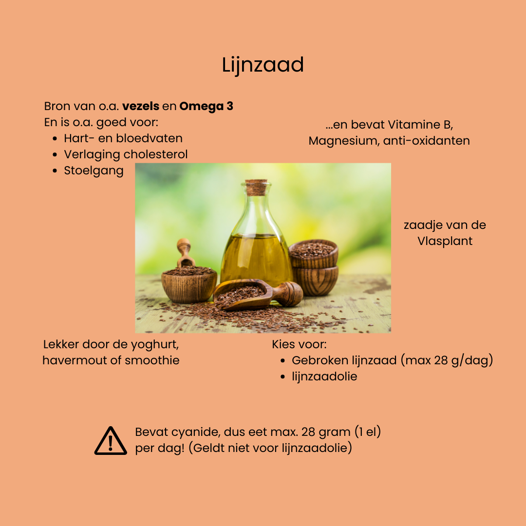 Deze post vertelt je waarom lijnzaad zo goed voor je is