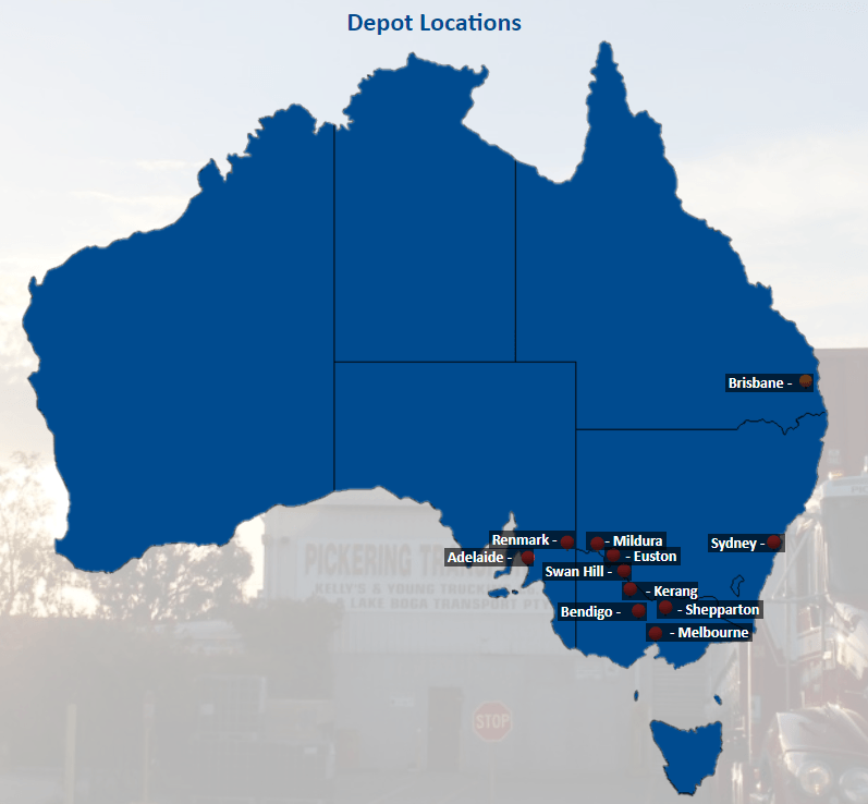 Freight | Swan Hill, Vic | Pickering Transport Group