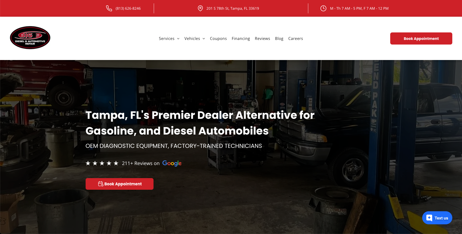 Big 3 Diesel & Auto Repair - Tampa, FL