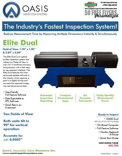 Innovative Metal Products Inspection Devices | OASIS | Factory Link