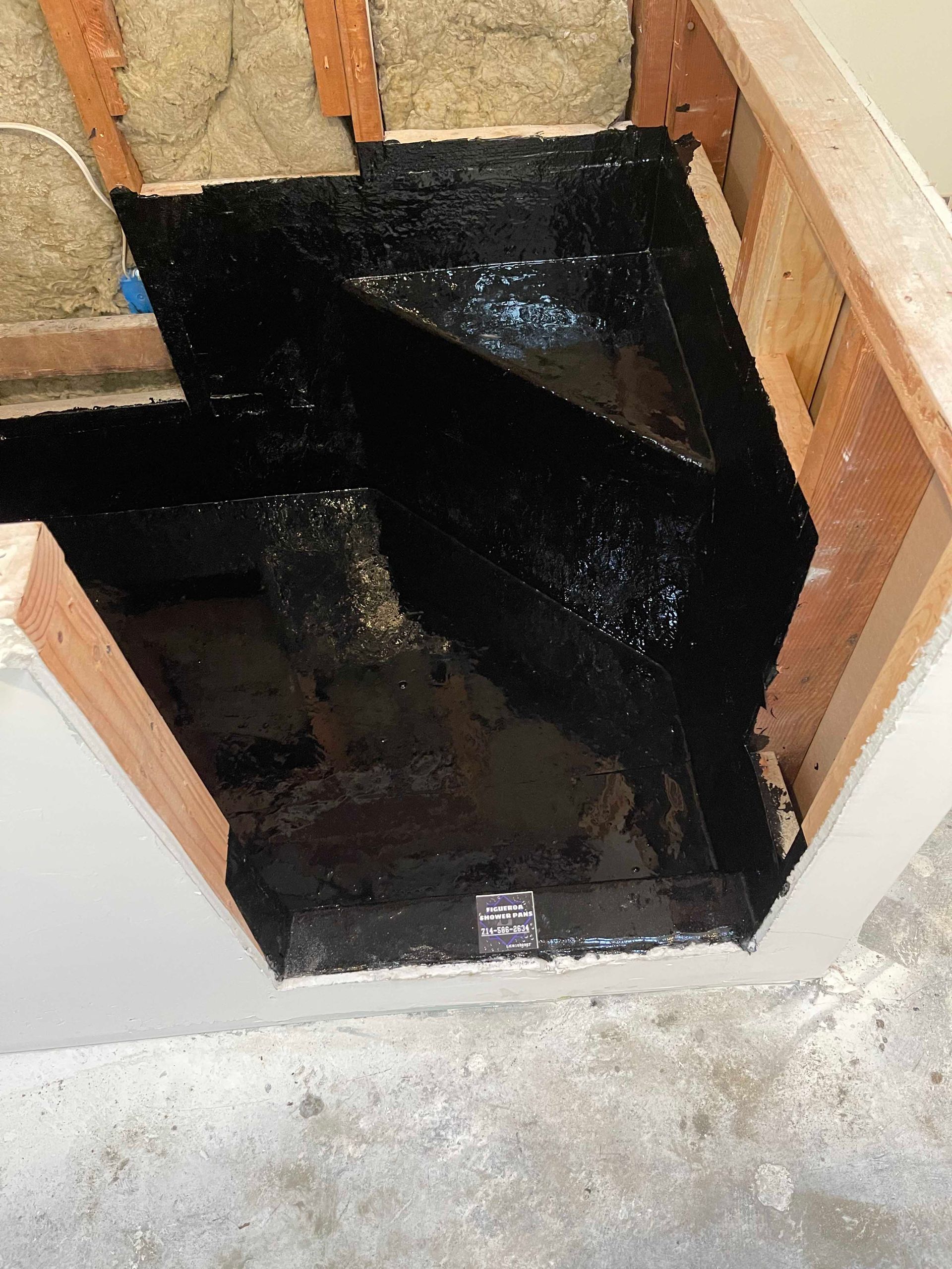 Hot Mop Method for Shower Pan Waterproofing in San Diego County ...