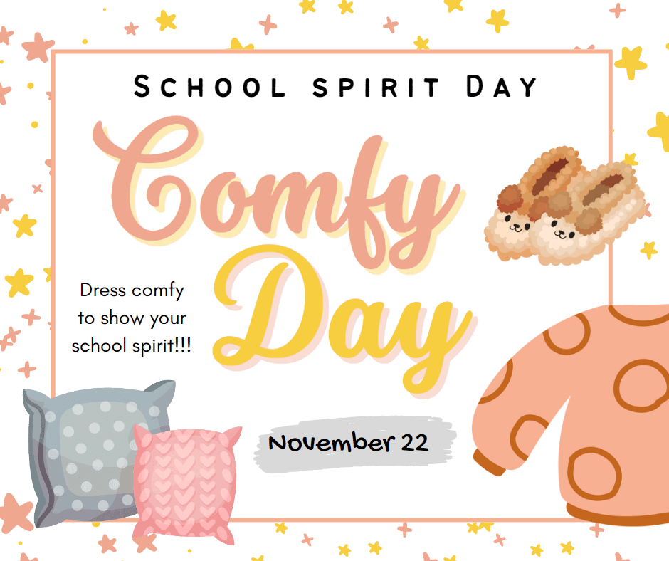 Tuesday, November 22nd Comfy Day