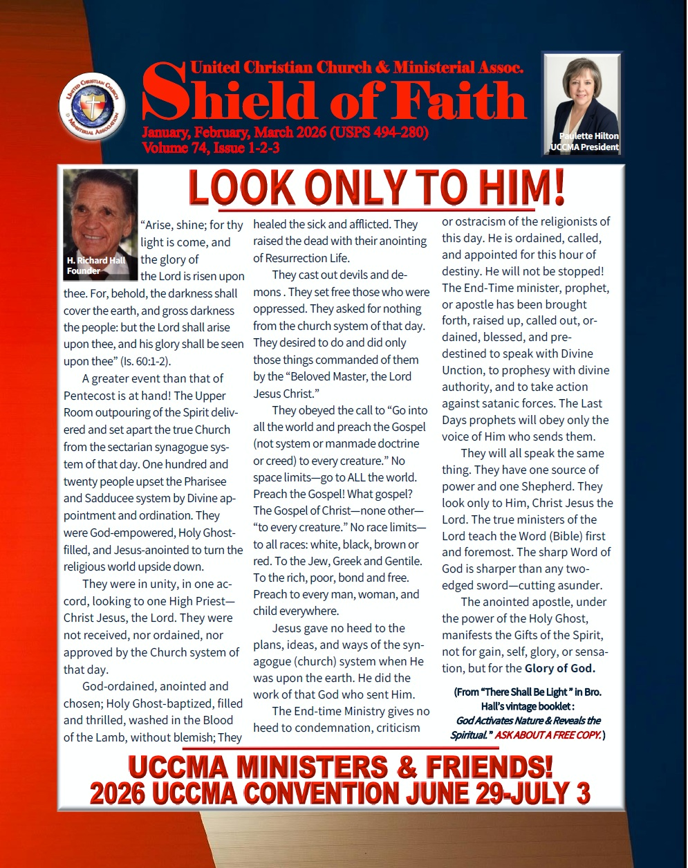 Shield of Faith -January, February, March 2026