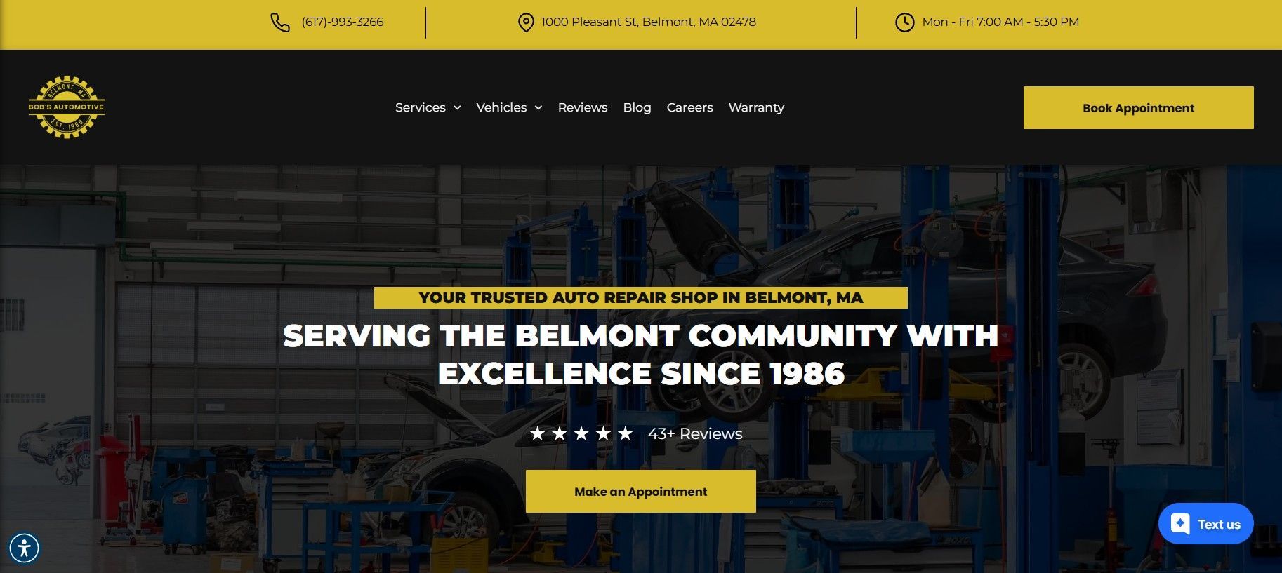 Auto Repair Services in Belmont, MA | Bob's Automotive Services