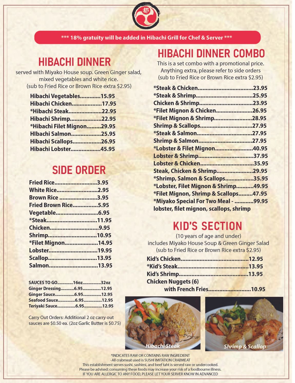 MIYAKO HIBACHI SUSHI & STEAK HOUSE