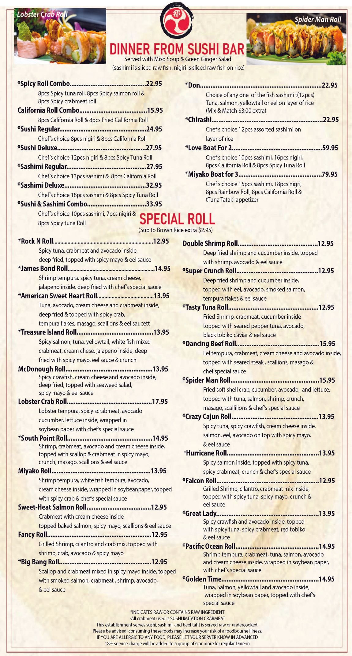 MIYAKO HIBACHI SUSHI & STEAK HOUSE