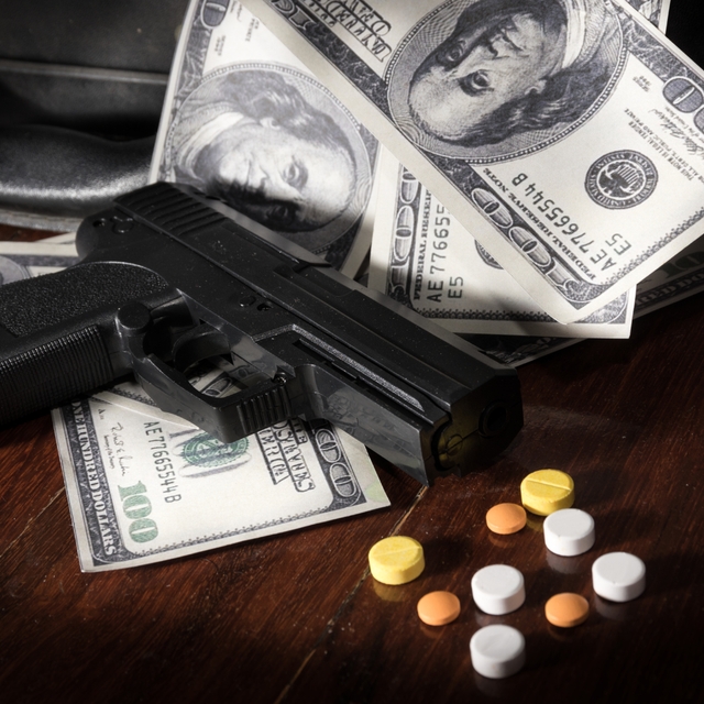 Drugs And Guns Wallpaper