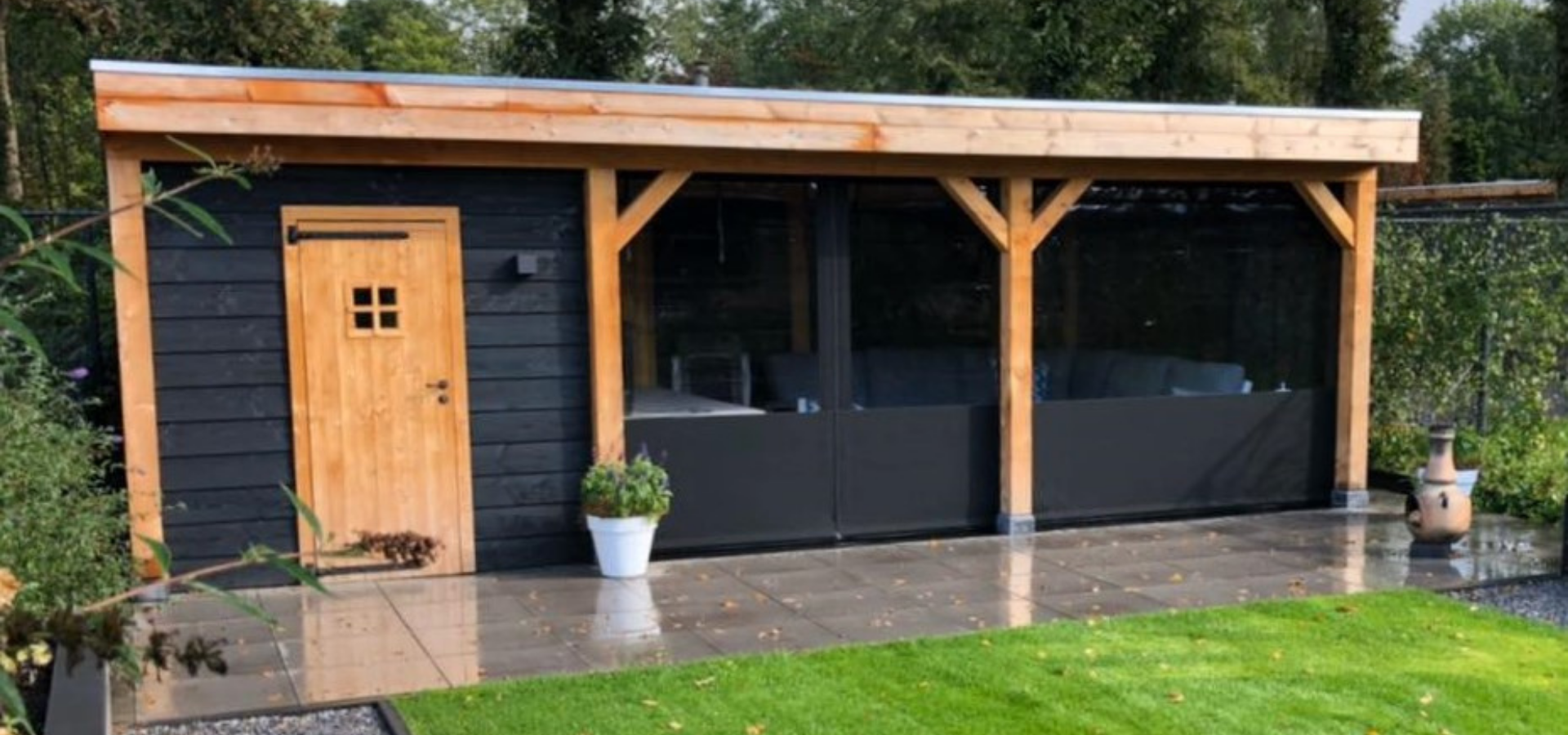 Overkapping dichtmaken met screens? | Verandazeil specialist de Veluwe