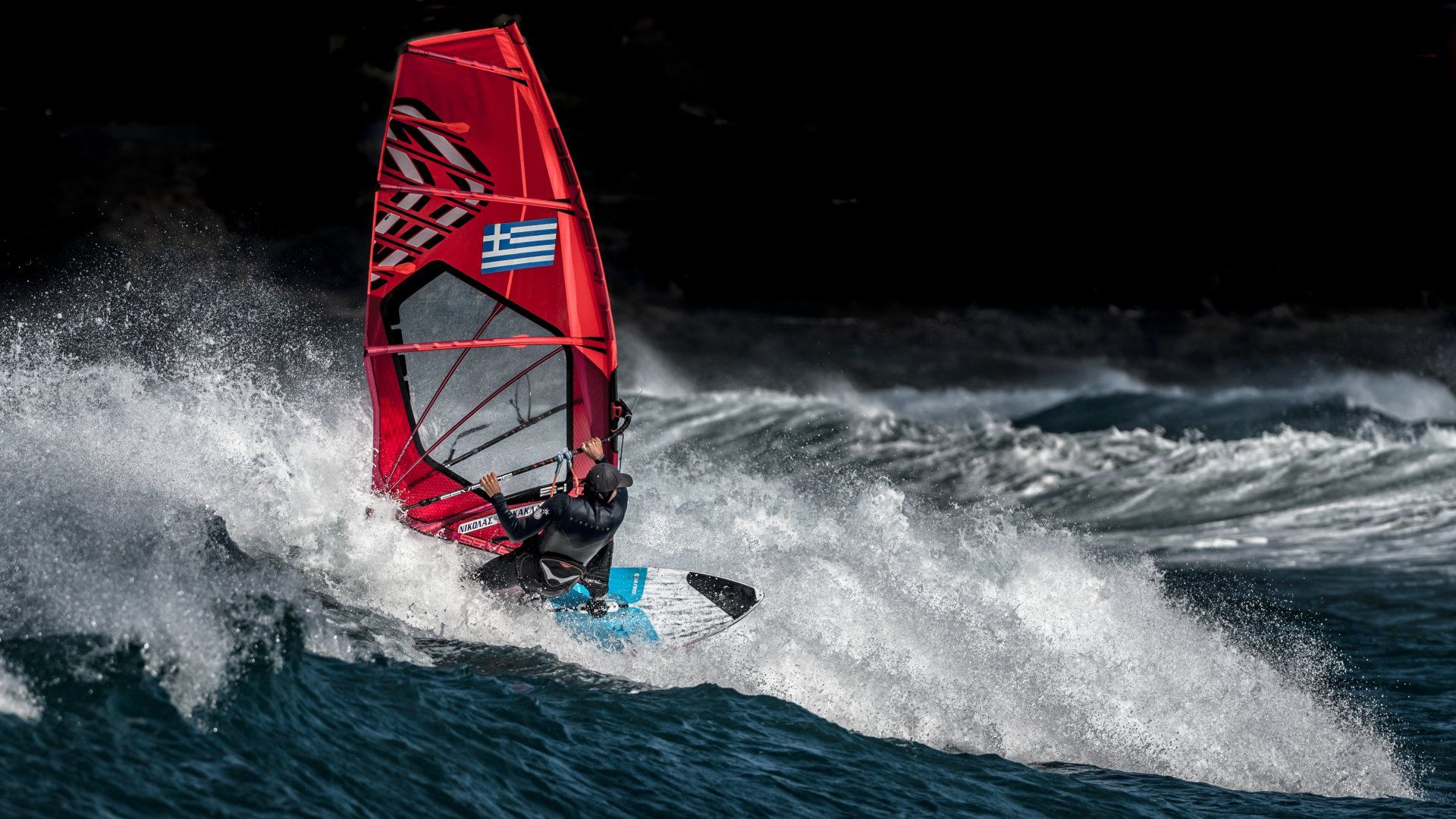 SUMMER FUN: WINDSURFING AND THREE MEN IN A TUB