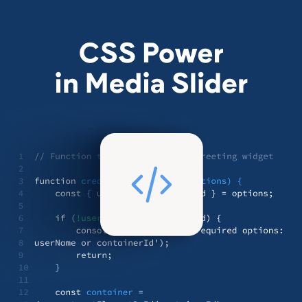 Enjoy More Design Customizations in the Media Slider Widget