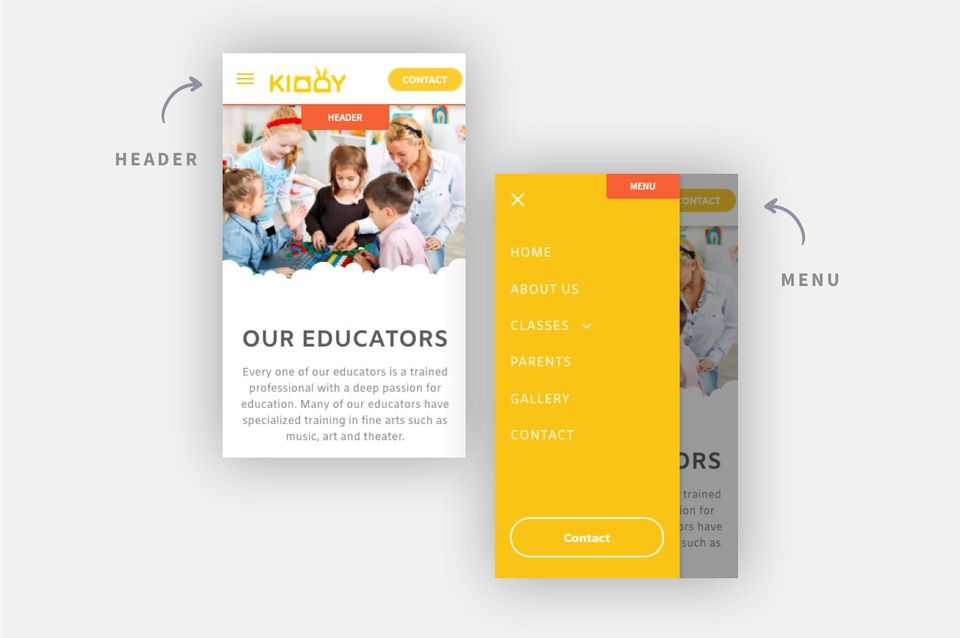 Fantastic Mobile Header & Expandable Menu